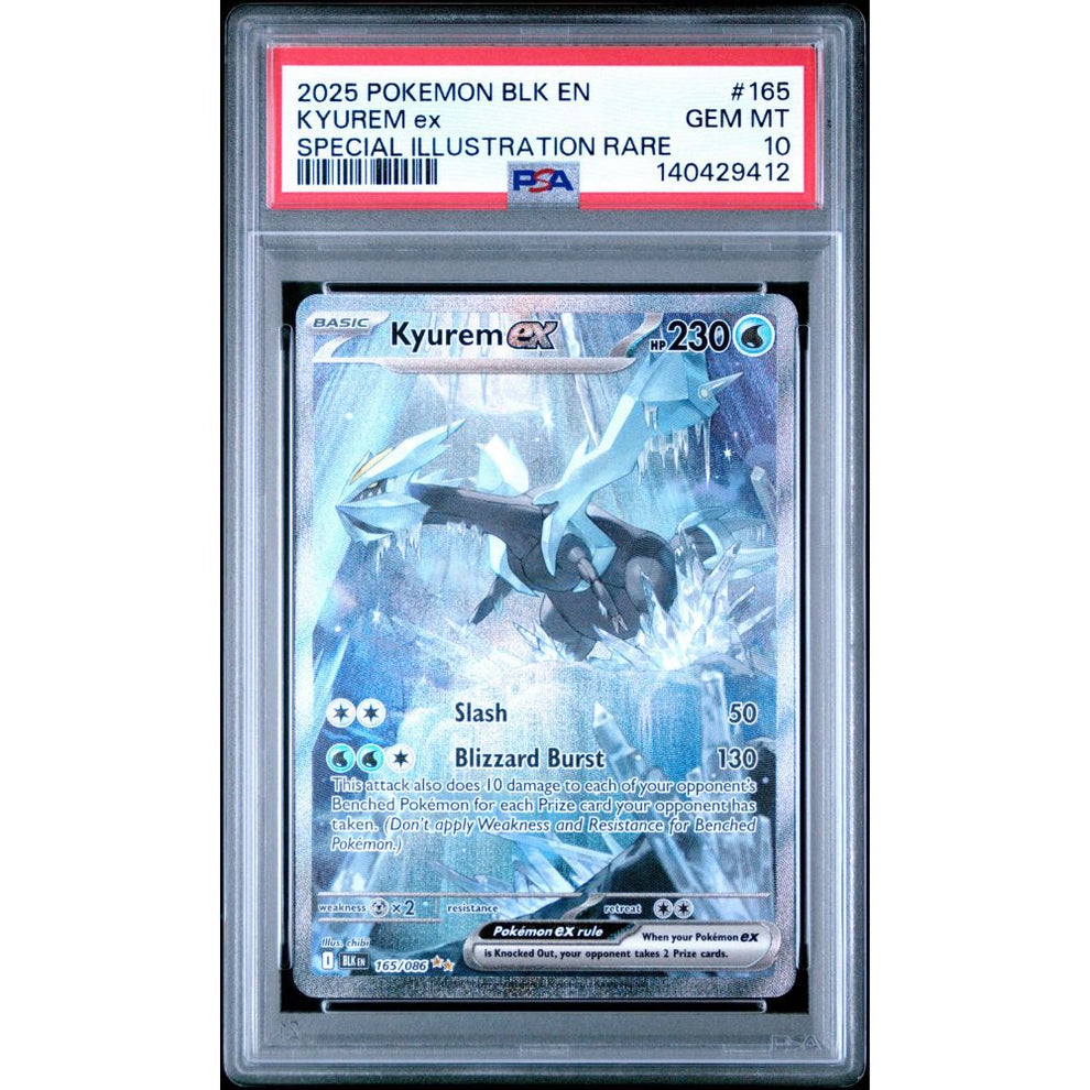 BLACK BOLT - Kyurem ex #165 PSA 10 – Collector's Destiny
